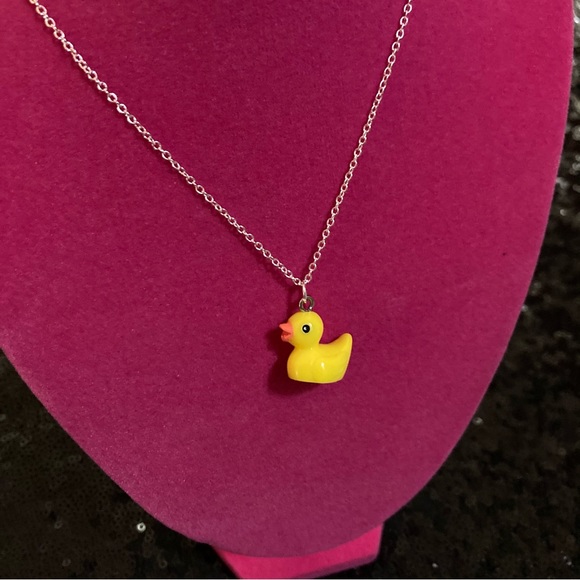 Jewelry | Kawaii Yellow Rubber Ducky Nature Animal Necklace Lolita ...